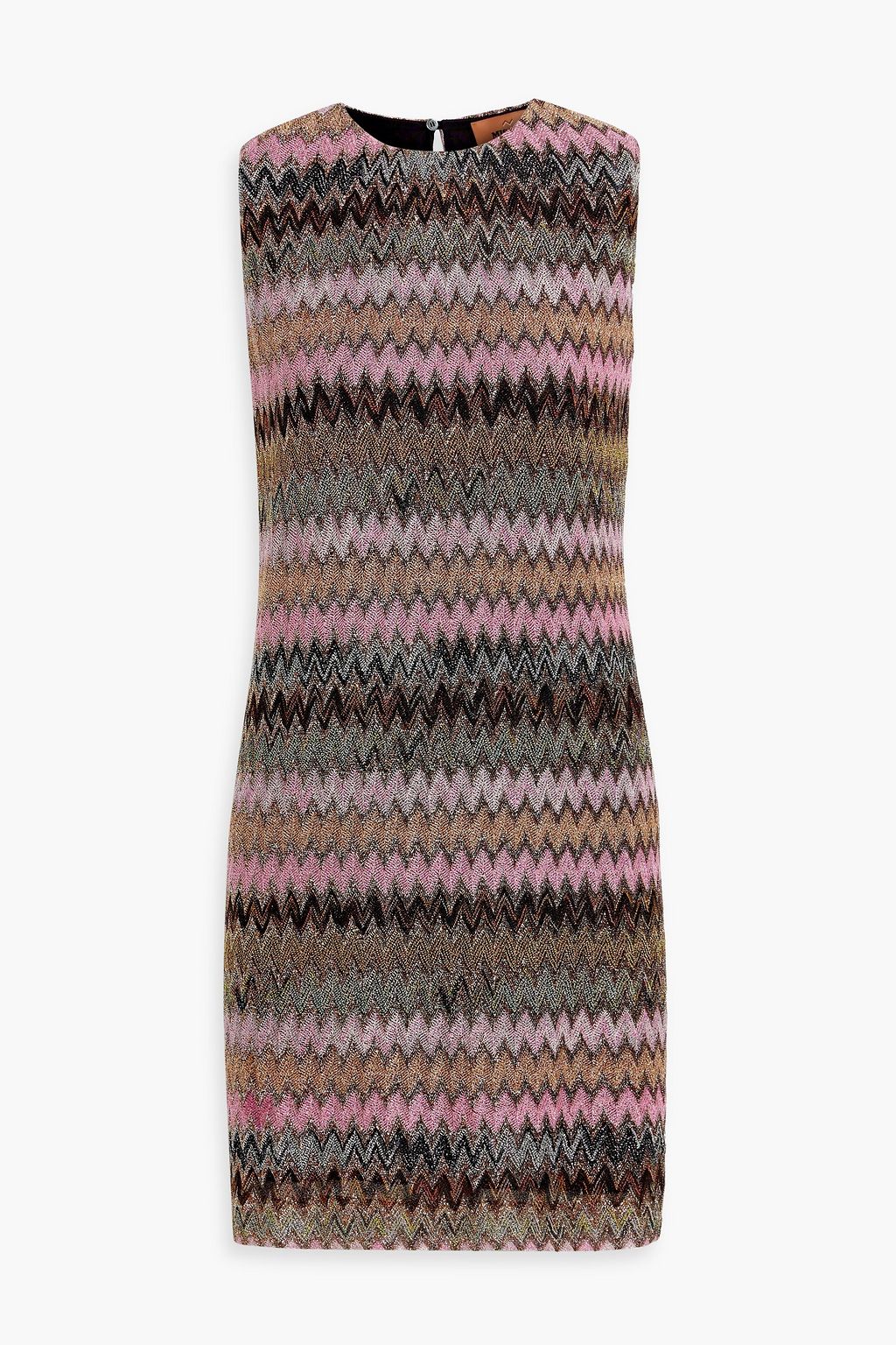 Missoni Metallic Crochet-Knit Mini Dress – Shimmering Party Outfit with ...